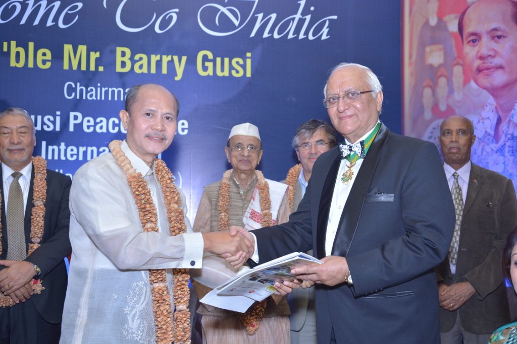Hon’ble Mr. Barry Gusi, Chairman of the Gusi Peace Prize Foundation ...
